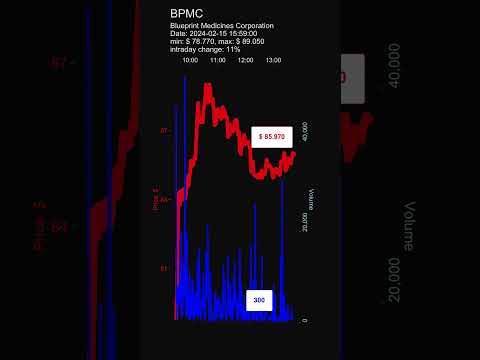 BPMC, Blueprint Medicines Corporation, day gainers, stock prices dynamics, stock of the day