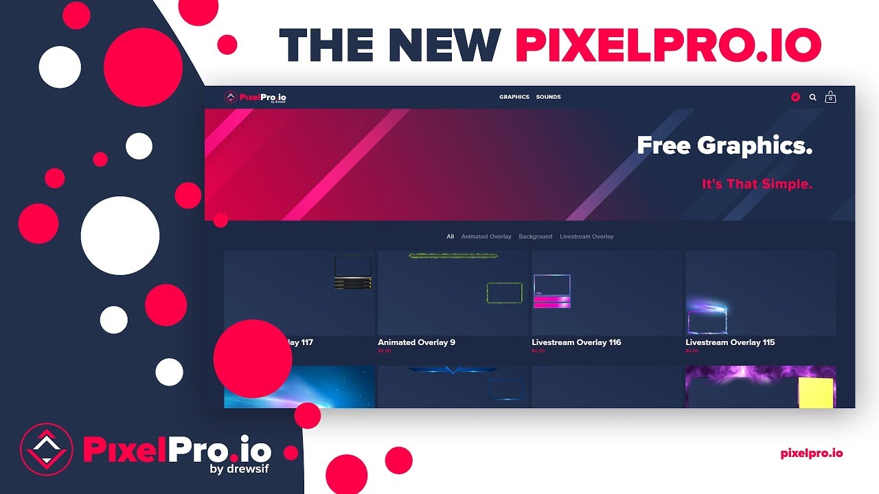 Free Stream Graphics! PixelPro.io
