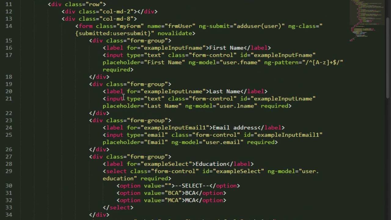 Client Side Validations Using AngularJS