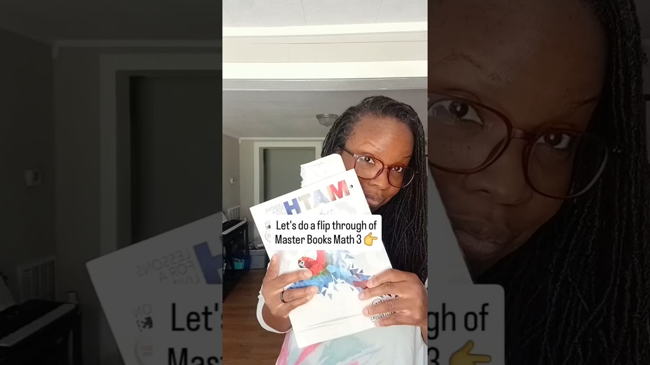 Master Books Math for a Living Education Math 3 Flip through 👇 #homeschoolmath #masterbooks
