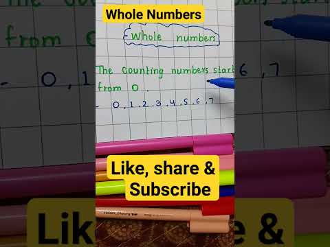 What is Whole Number?🤔#learning #youtubeshort #math