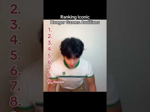 Ranking Iconic Hunger Games Auditions #sunriseonthereaping #hungergames #viralvideo #ranking