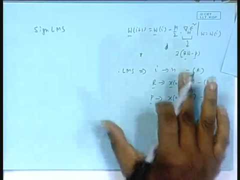 Sign LMS Algorithm Video Lecture - Computer Science Engineering (CSE)