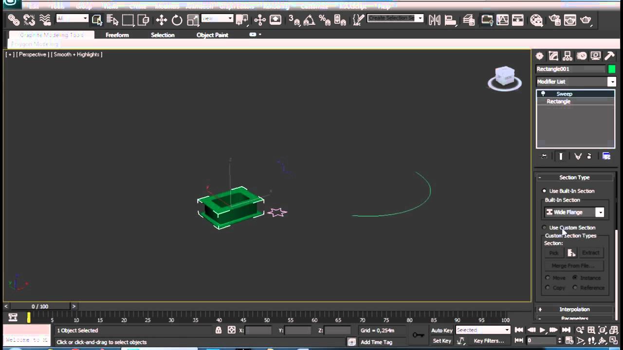 3d Studio Max tutorial 14 extrude bevel sweep loft