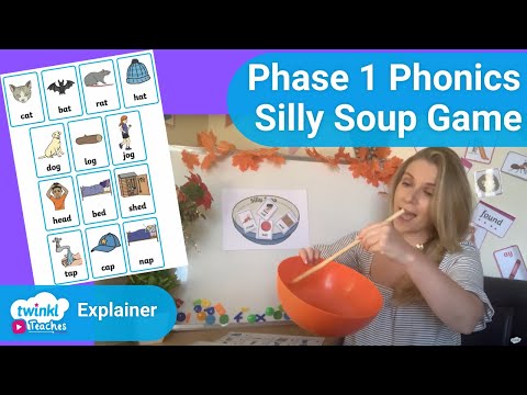 Silly Soup Rhyming Activity | Phase 1 Phonics