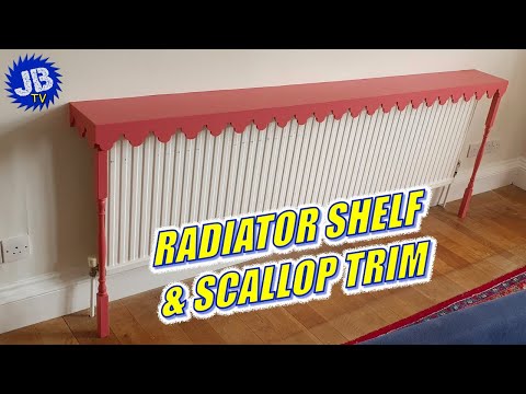 How I made this DIY Radiator Shelf
