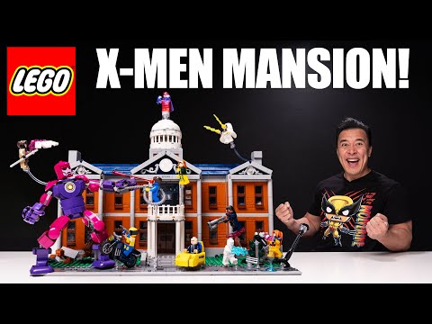 I BUILT THE LEGO X-MANSION!!! Lego Marvel X-Men '97 Set 76294 ft. Wolverine Speed-Build & Review!