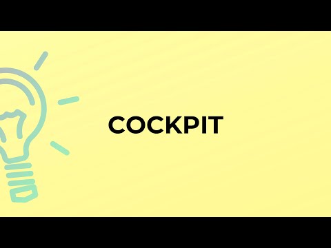 What is the meaning of the word COCKPIT?