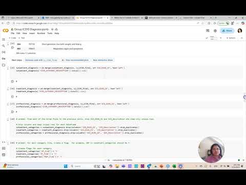 Using Google Colab to group ICD Diagnosis Codes for Analytics
