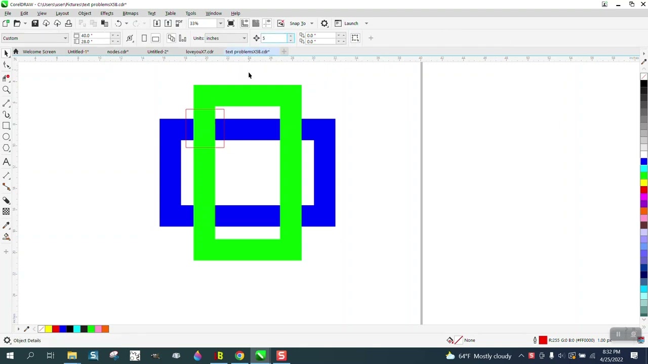Corel Draw Tips & Tricks Interlocking objects