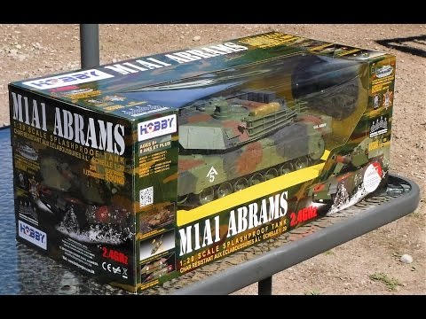 Hobby Engine RC 1/20 Scale M1A1 Abrams Tank Unboxing