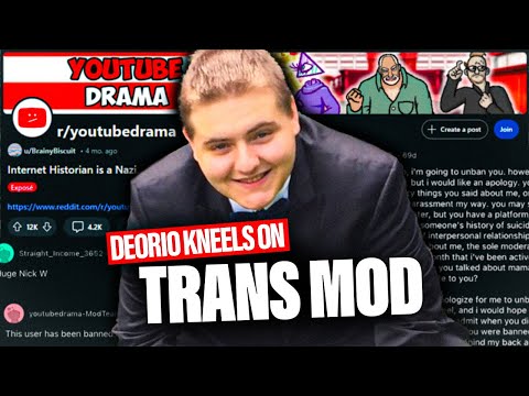DeOrio AT WAR w/ WRETCHED Lefty Reddit Mod of r/YouTubeDrama!