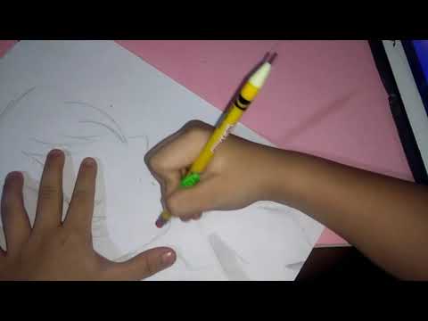 how to draw a anime boy with cute cat hoodie
