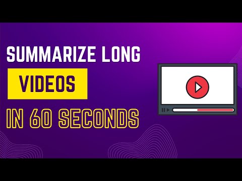 How to Summarize Long YouTube Videos in Under 60 Seconds with a FREE AI Tool!