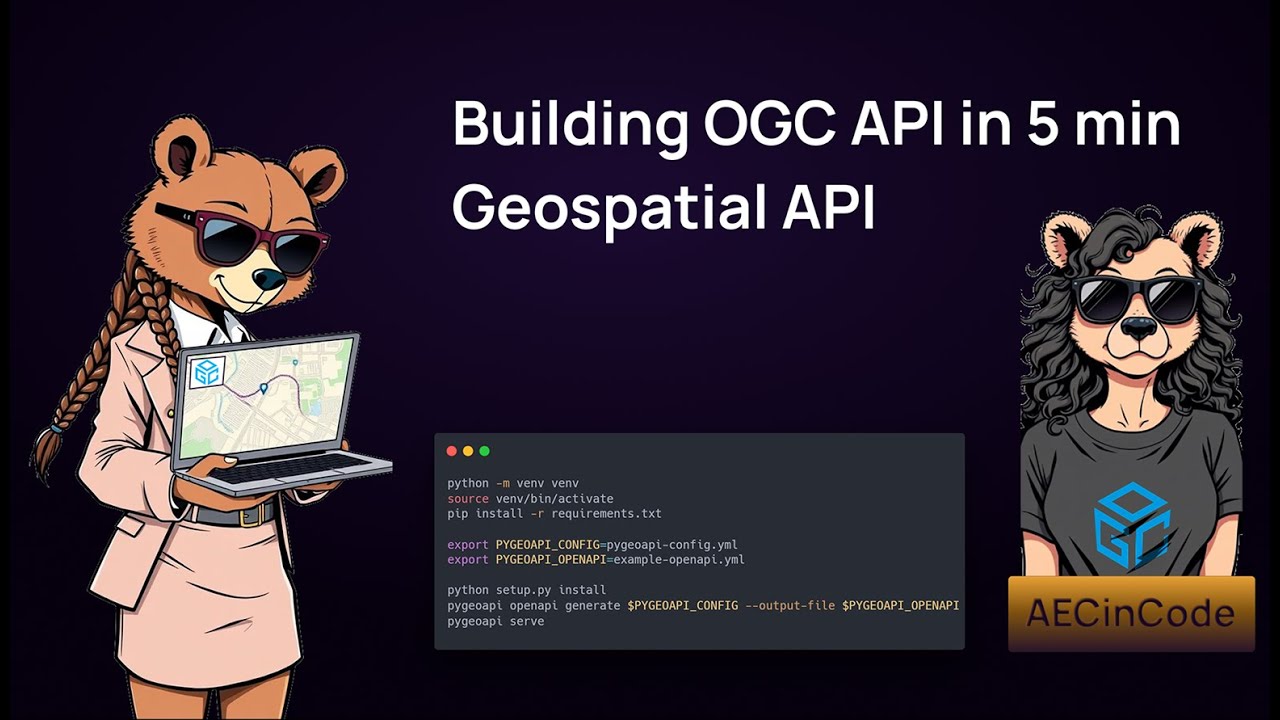 Build a Geospatial API in 5 Minutes | OGC API x Python Quickstart | Step-by-Step Tutorial