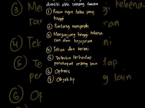 Uraian berikut ini merupakan sikap ilmiah ... | Kimia 1 SMA Kel | Kelas 10 | 1 | Kimia