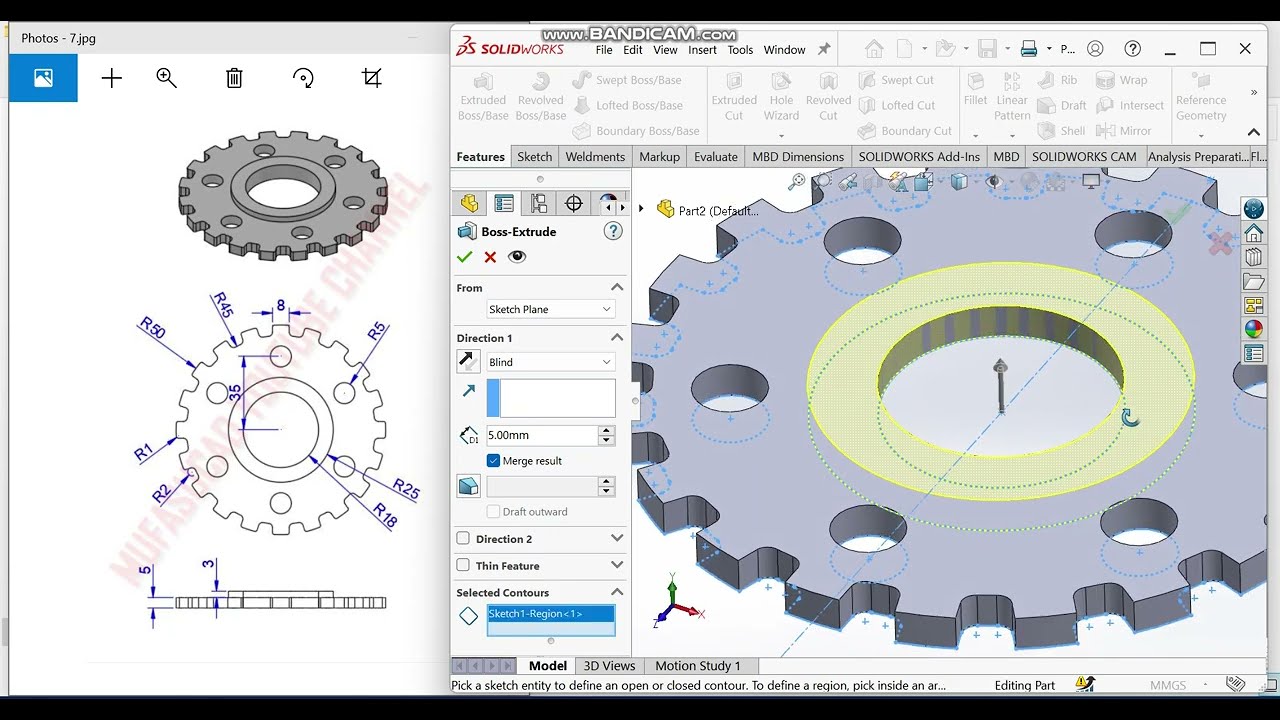 SolidWorks Tutorial 1 – 3D Block Modeling Step-by-Step