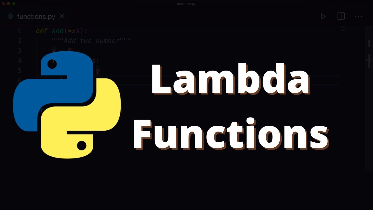[16] Lambda Functions in Python with Example | Python for Beginners