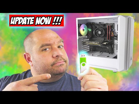 Flashing BIOS and Installing Windows 10 - Asus ROG Strix B550-F Gaming WiFi Motherboard
