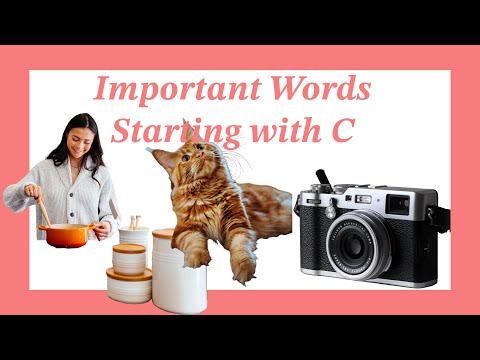 🐈 Most Important English Words Starting with C