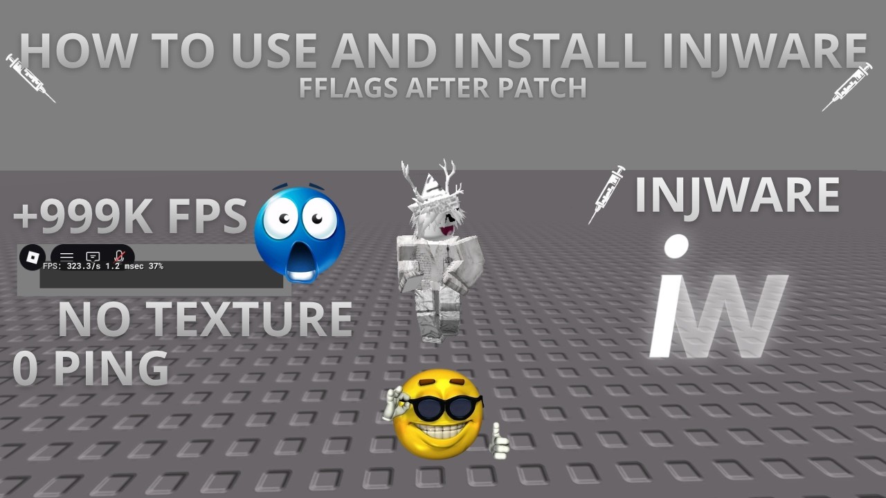How to use and install Injware ⚪ | FFlags after patch 👌