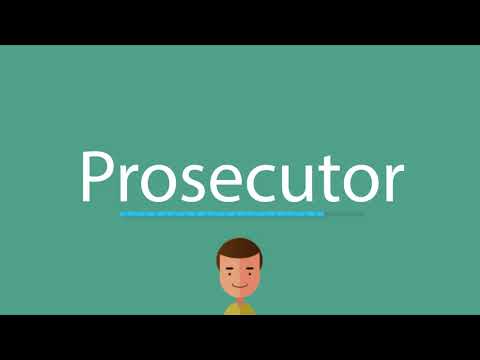 How to say Prosecutor