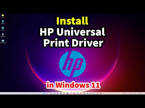 How to Download & Install HP Universal Print Driver in Windows 11