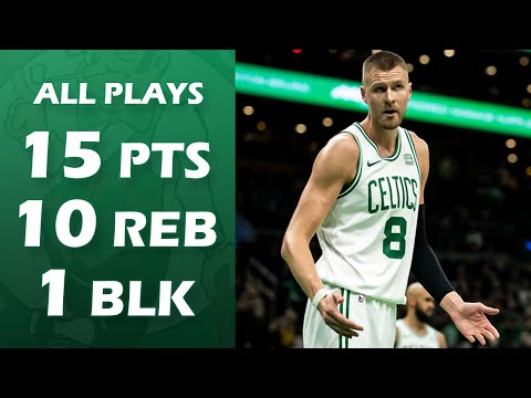 Kristaps Porzingis vs Magic | 15 pts, 10 reb, 1 blk | ALL PLAYS | 23/24 NBA Season