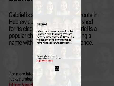 Discover the Meaning of Names! ๐โจ #NameMeaning #BabyNames #UniqueNames #gabriel