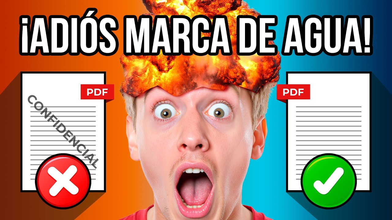 How to remove a watermark from a PDF