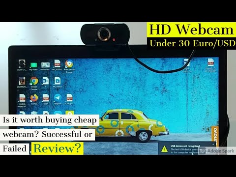 HD USB Webcam with Microphone for PC and Laptop| Review.