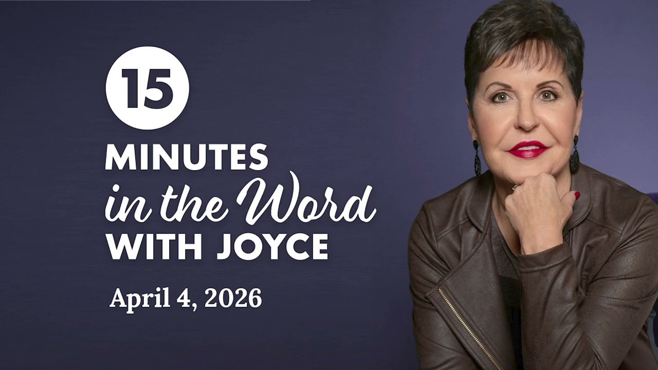 Developing the Character of God - Pt 4 | 15 Minutes in the Word with Joyce Meyer