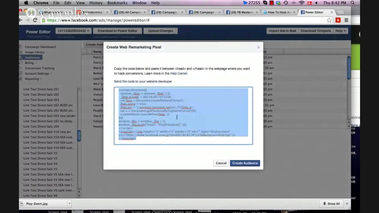 FB Mastermind Group Webinar