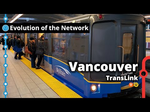 Vancouver's SkyTrain Network Evolution