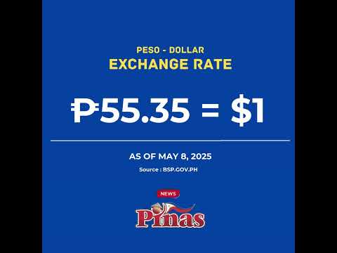 Philippine Peso Exchange Rates: MAY 8, 2025