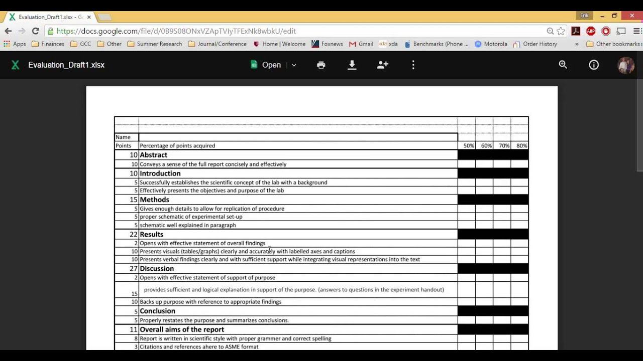 Technical Report - Instructions