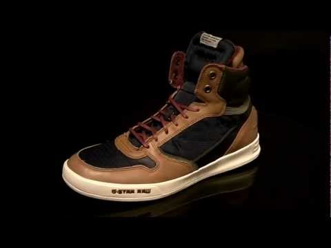G-Star Yard Pyro Nylon Tan Leather Textile W Navy GS52456