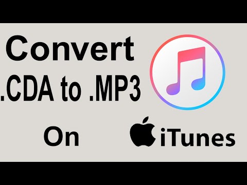 How to Convert CDA file to MP3 file on iTunes Apple