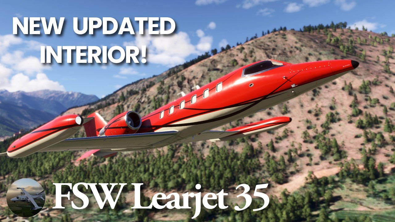 Interior Update | Flysimware Learjet 35A | VQPR-VNKT | MSFS 2024