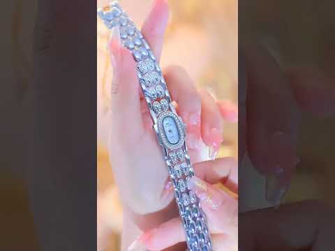 Fashion Womens Watches Gold Bracelet Stainless Steel Quartz Clock Vintage Ladies Watch Diamond
