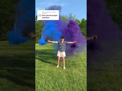 Blue + Purple, Top Requested Color Combo Smoke Bomb