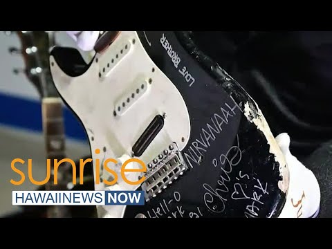 What's Trending: Cobain guitar sold at auction