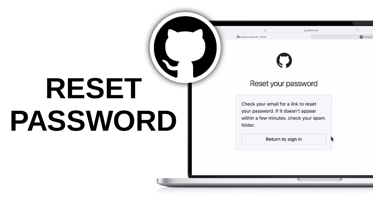 How to Reset GitHub Password