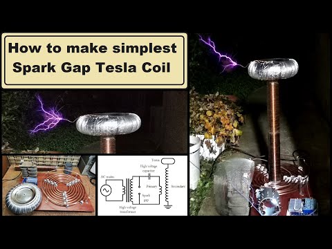DIY Simple Spark Gap Tesla Coil