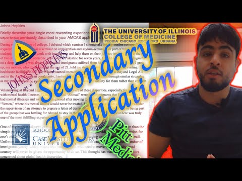 Medical School Secondary Applications (examples with comments)