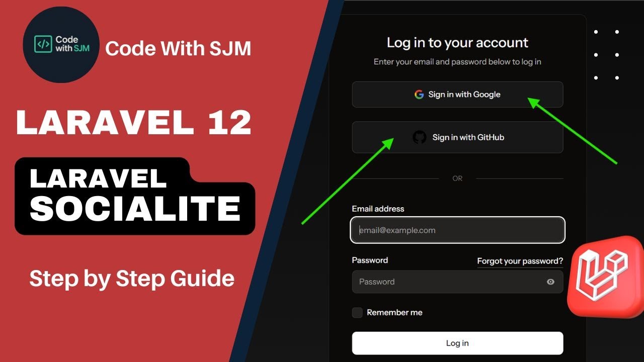 Master Social Login in Laravel 12 with Socialite (Google, GitHub & More!) | A Step by Step Guide