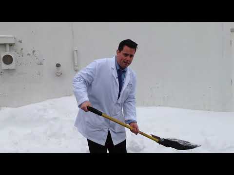 How To Properly Shovel Snow So As To Not Cause Back Pain Shown By Byram Stanhope Chiropractor