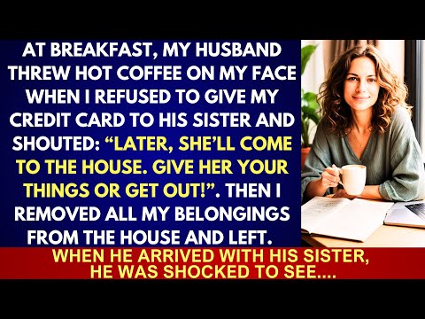 At Breakfast, My Husband Threw Coffee On My Face When I Refused To Give My Credit Card...