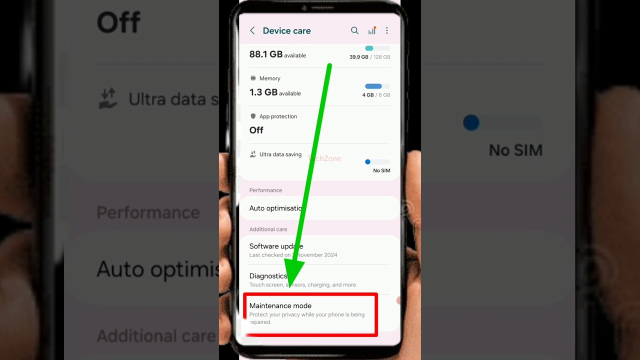 Samsung Secret | Enable MAINTENANCE MODE on Your Samsung Phone Now! #shorts