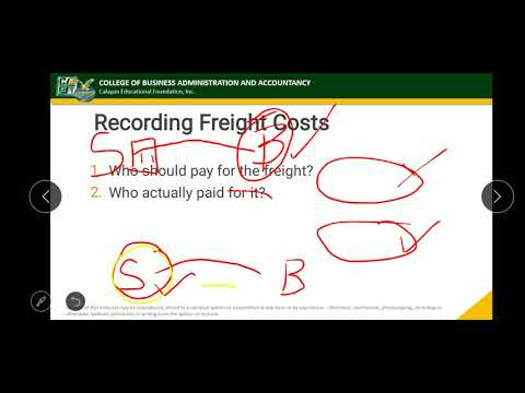 Accounting for Freight Charges